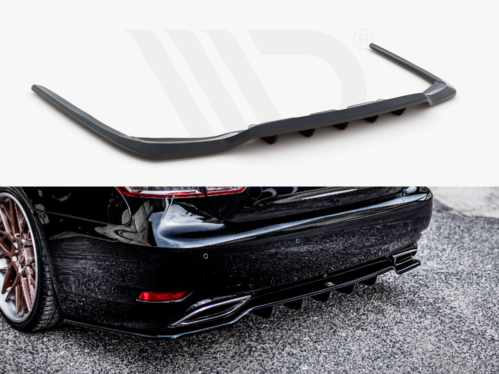 Maxton Rear Splitter (Vertical Bars) Lexus LS Mk4 Facelift Models ...