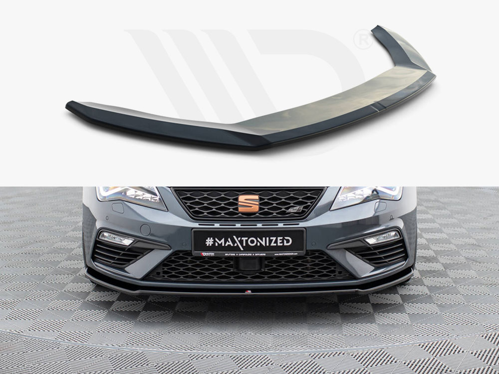 Maxton Front Splitter V2 Seat Leon Cupra/FR Mk3 Facelift Models ...