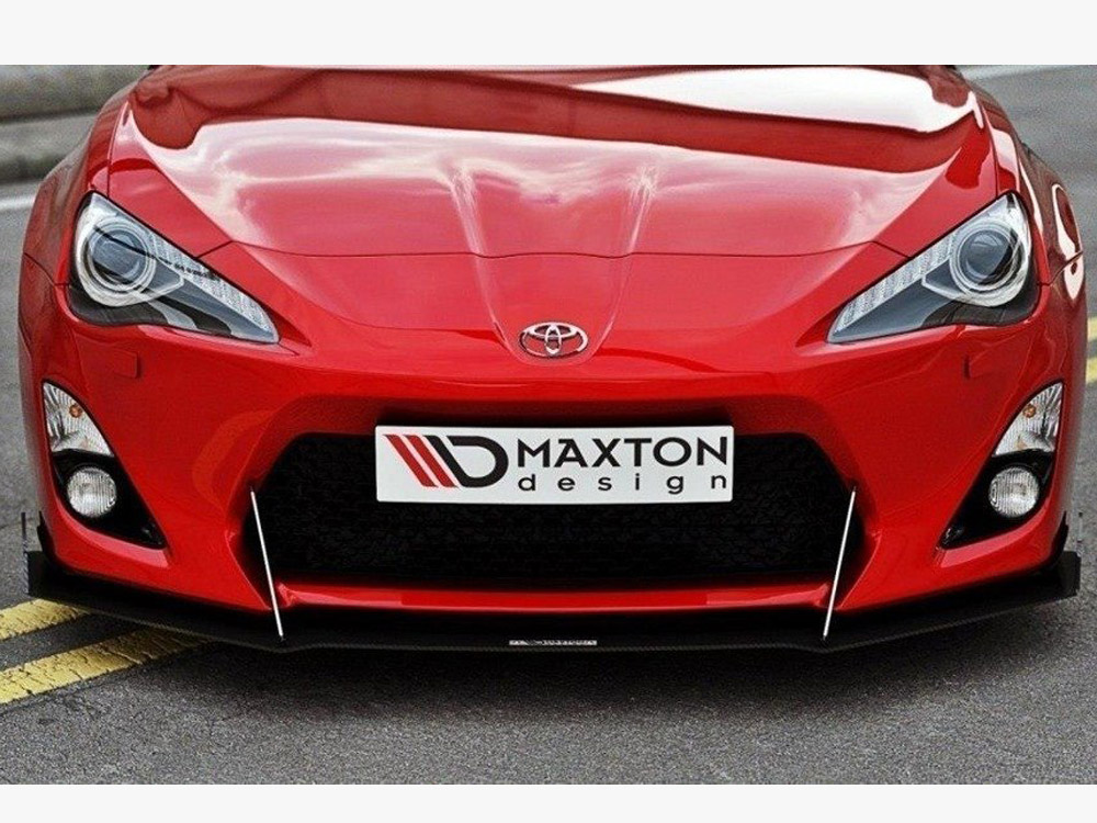 Maxton Front Racing Splitter Toyota GT86 (With Wings) – Progressive Parts