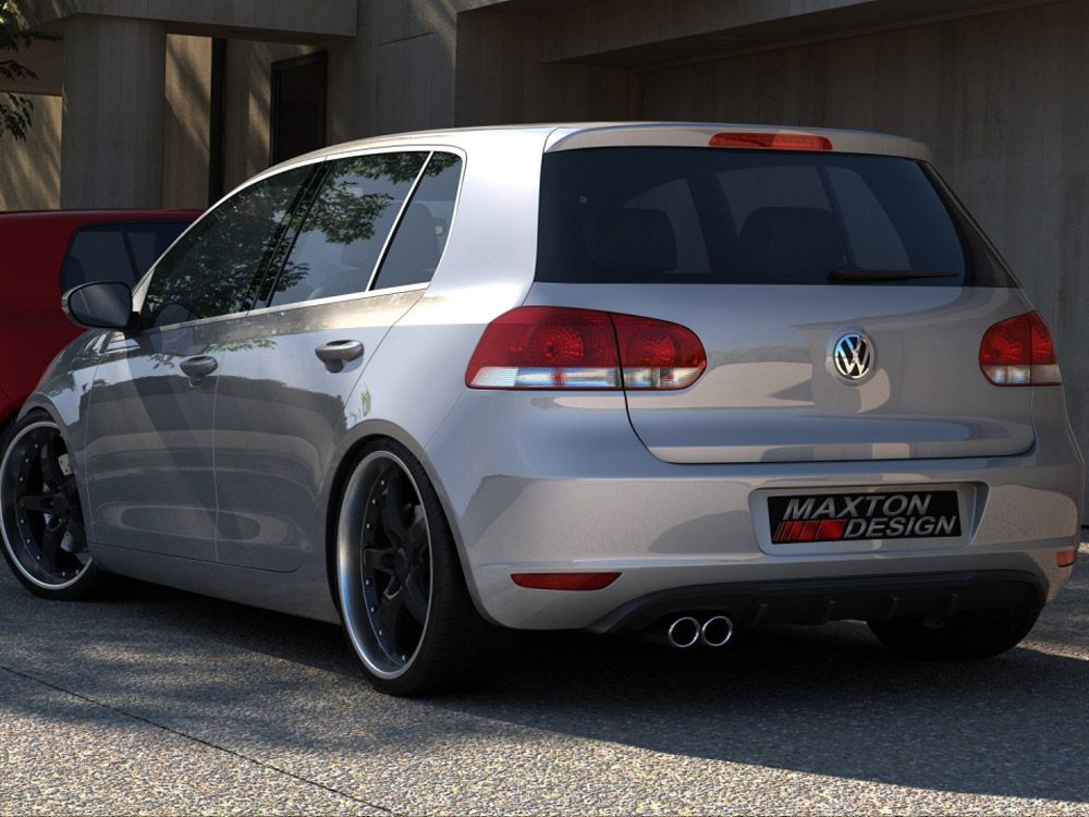 Maxton Rear Valance VW Golf Mk6 (1 Exhaust Hole) | Progressive Parts