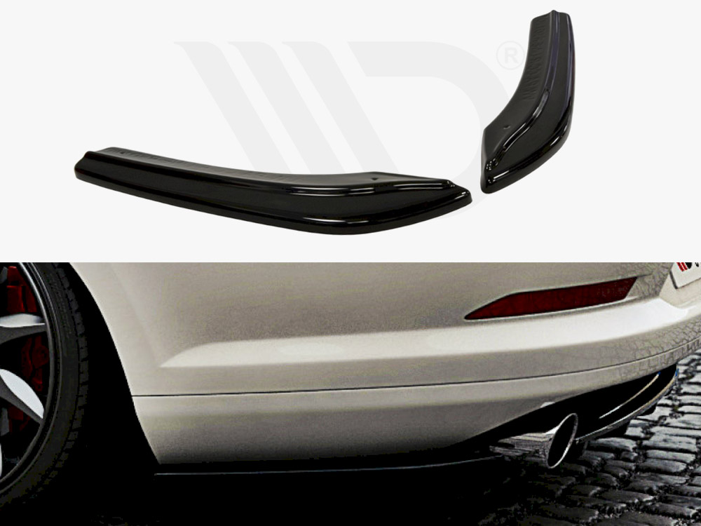 Maxton Rear Side Splitters VW Passat CC R36 R-Line (Prefacelift Models ...