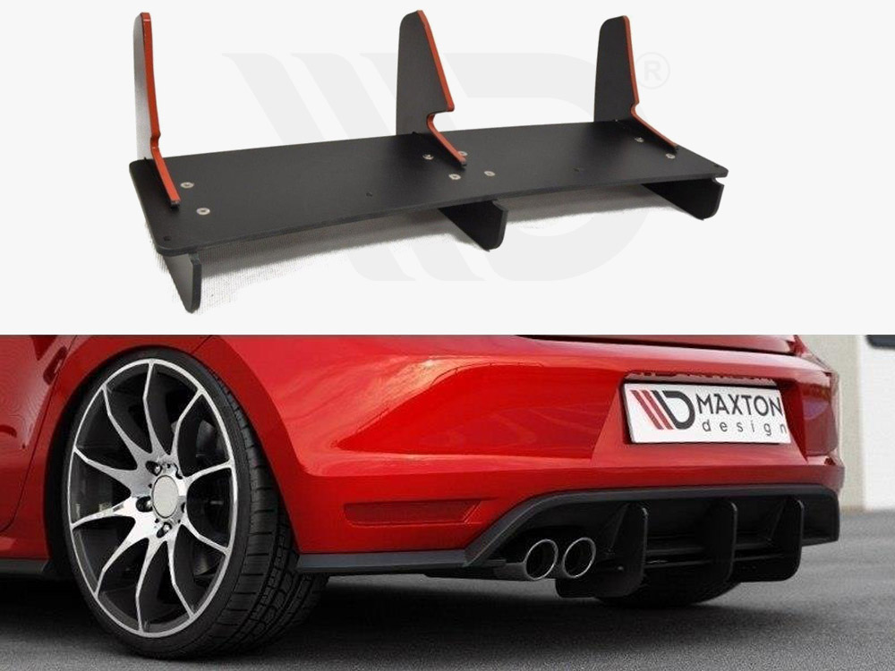 Maxton Rear Diffuser Volkswagen Polo GTI Mk5 Facelift Models ...